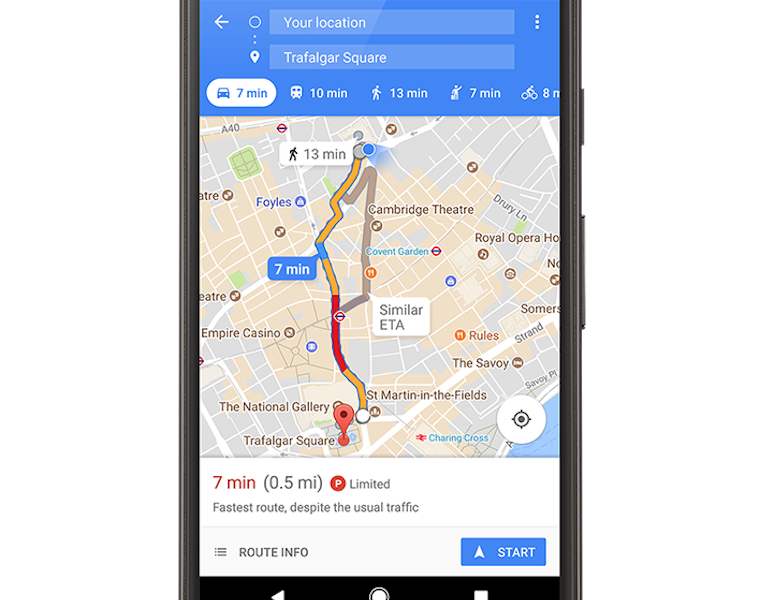 Google Mapy konkurují Android Autu. Dostanou zcela novou funkci ...