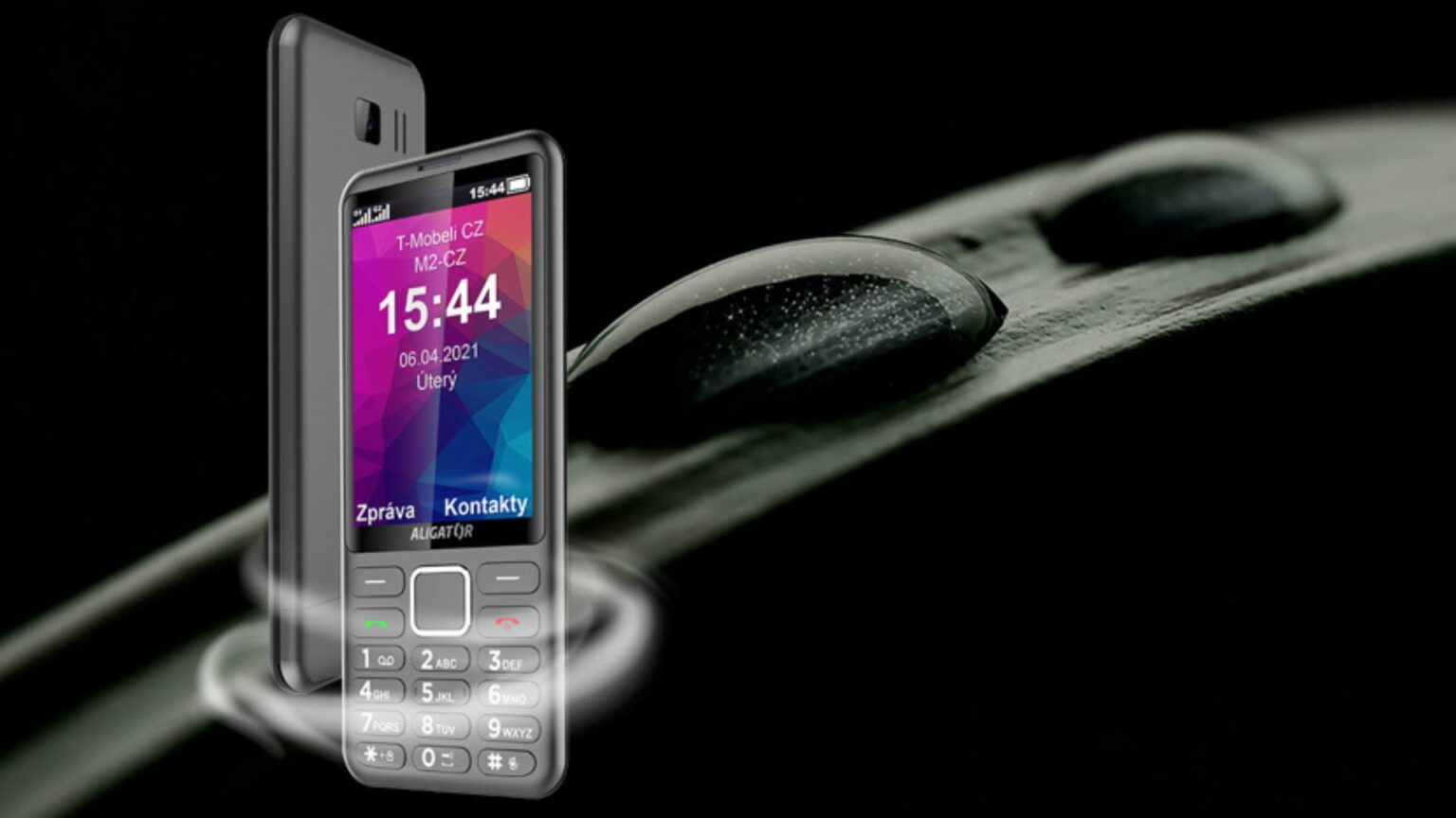 Mobilní telefony pro seniory. Aligator s SOS tlačítkem s jednoduchým ...