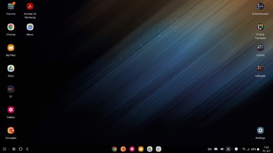 Samsung DeX s One UI 7 ends. So for now, just on Windows - Samsung Magazine
