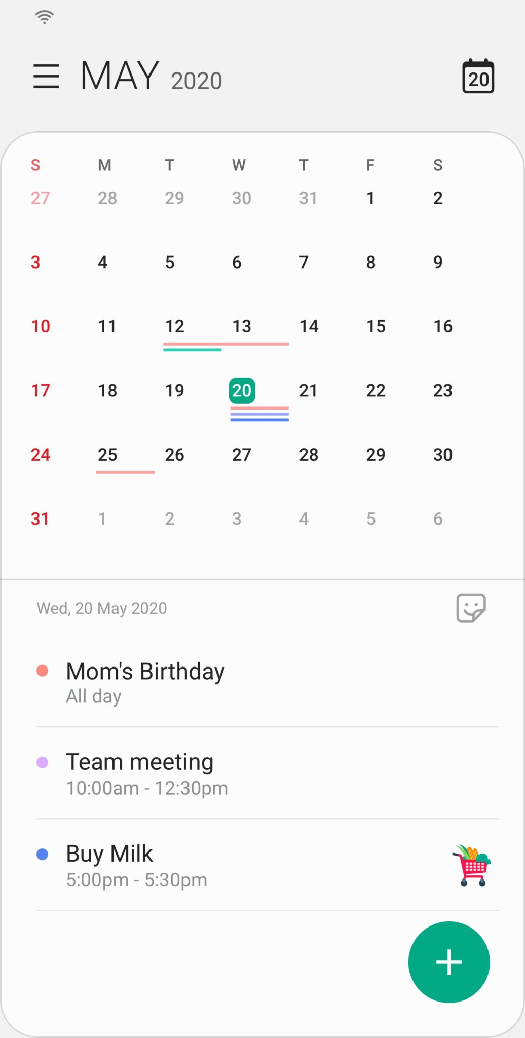 Календарь Samsung получил обновление. Он приносит массу полезных ...