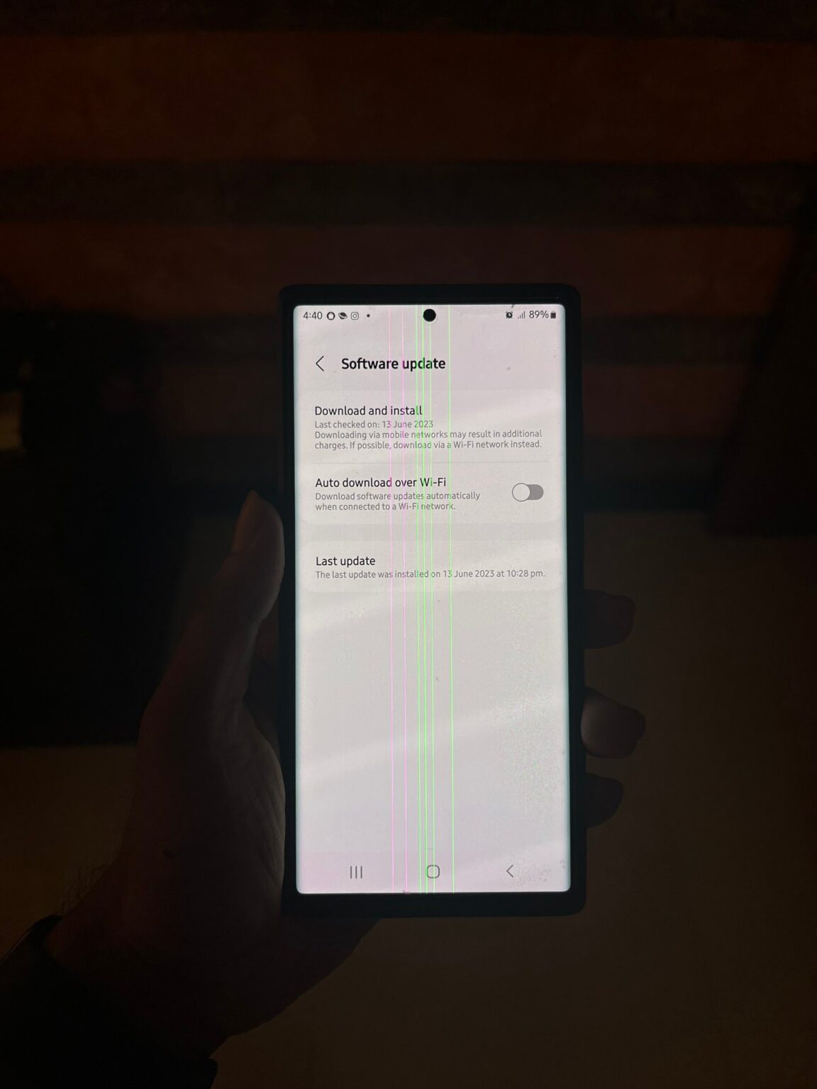 Green line problem on display: What is it, why does it appear and what ...