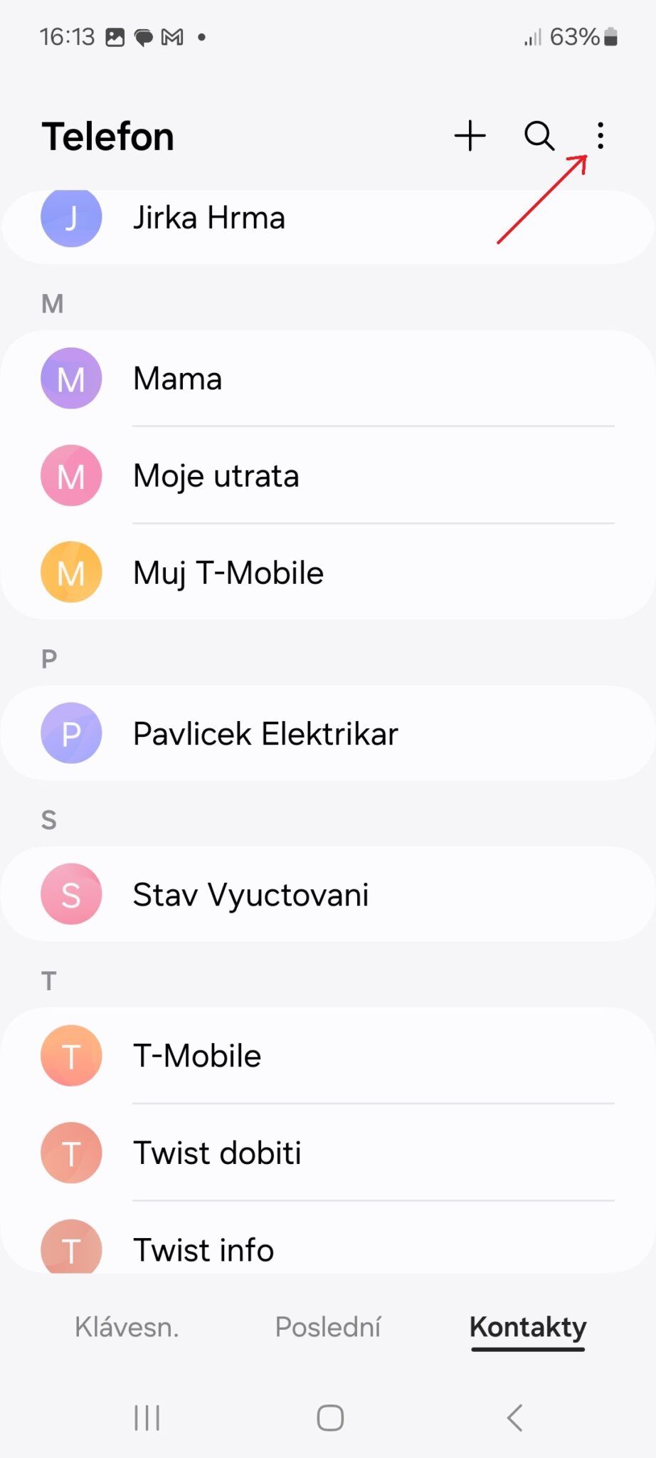 Jak zablokovat telefonní číslo asi víte, kde ale zobrazit jejich sezam ...