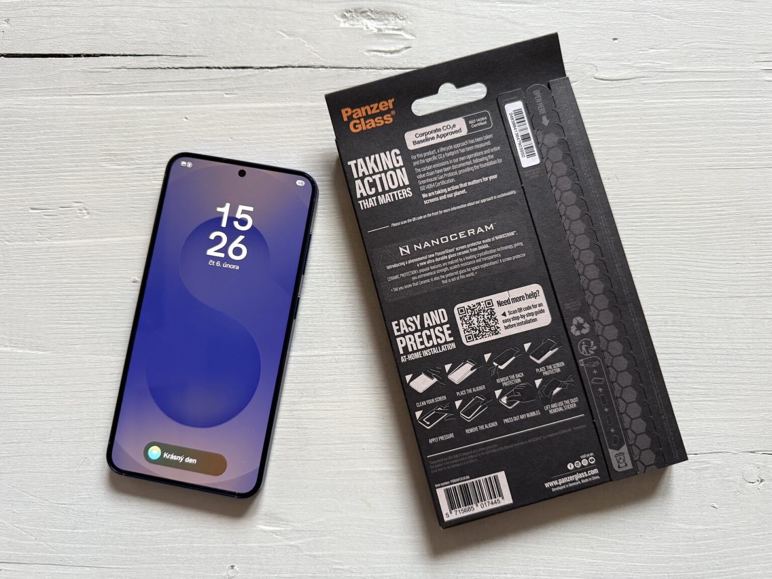 Review Galaxy S25 PanzerGlass Ceramic Protection Glass: Ceramics has ...