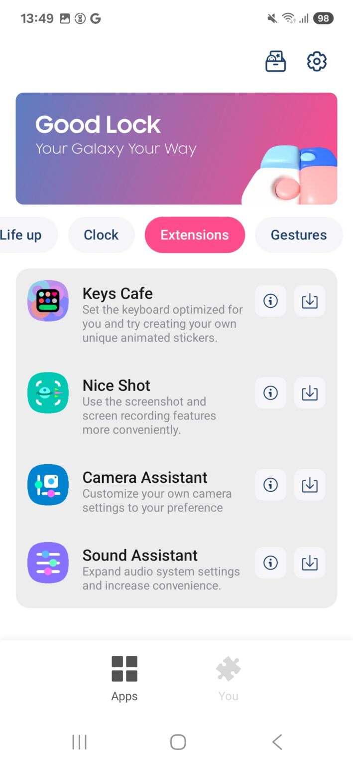 三星更新了 Good Lock + 模組列表 One UI 7 - Samsung Magazine