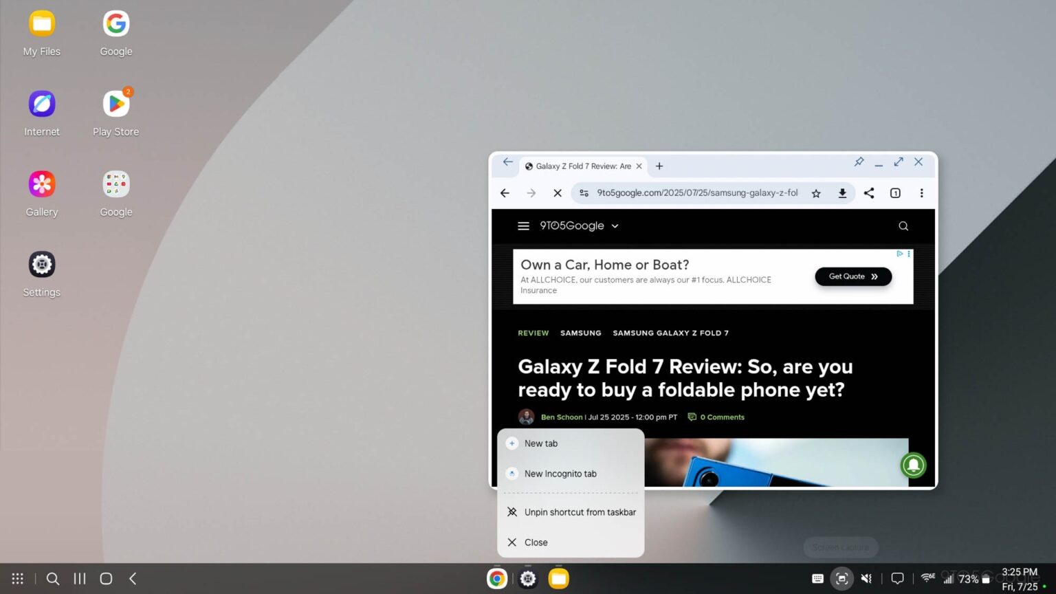 違いを見てください Samsung DeX mezi One UI 7 One UI 8 年 Samsung Magazine