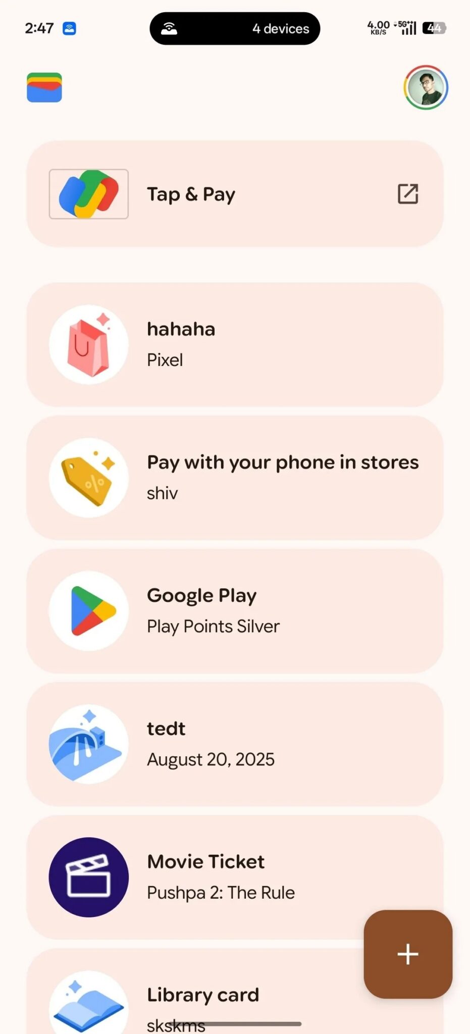 Google Wallet gets a new interface pro favorite cards. This is what it ...